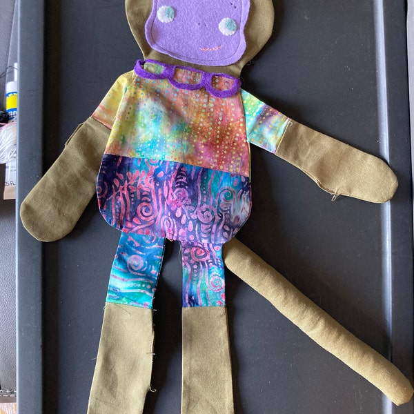 Mikey Monkey PDF Printable Pattern - Etsy