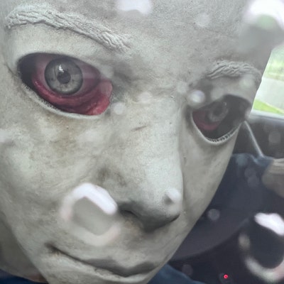 HALLOWEEN PROP Eyes of Fear, Cut off Face Prop - Etsy