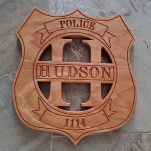 Police Wall Badge, Police Wall Art, Police Gift, Sheriff Badge - Etsy