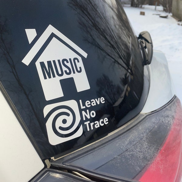 House Music Decal / EDM Decal / House Music Sticker / EDM Decal / Car ...