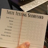 Taste Testing Scorecard Printable, Cookoff, Tasting Party, Taste Test ...