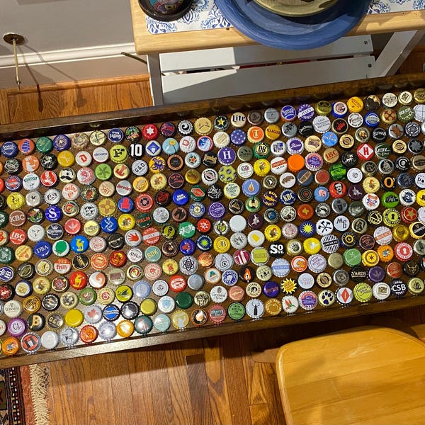 Mixed Beer Bottle Caps (350+ DIFFERENT Mixed Designs!) No Defects Home ...