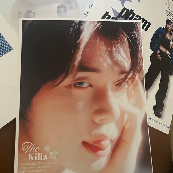 HOSHI X WOOZI Beam Poster Print | Seventeen SVT | Aesthetic Kpop Room Decor | Printable Kpop ...