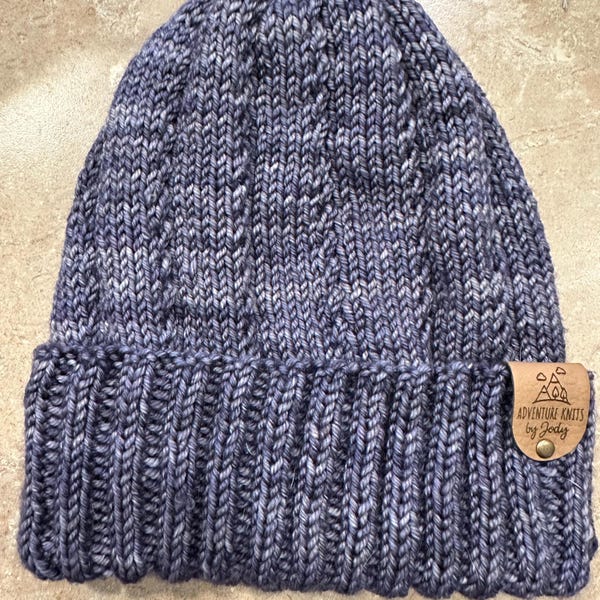 Men's Beanie Pattern | Knitting Beanie Pattern | Commuter Beanie | How ...