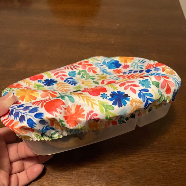 Reusable Bowl Covers Basic Set, Garden Flowers - Etsy