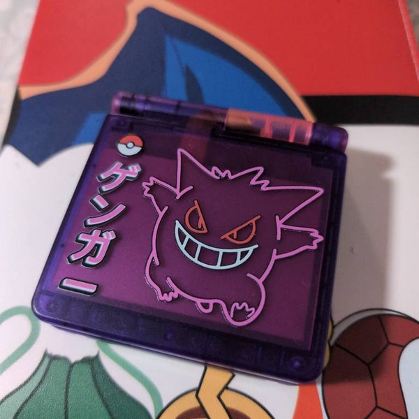 GREEN TURTLES Gameboy Advance Mod W/ Backlit GBA Mod, Enhanced Audio ...