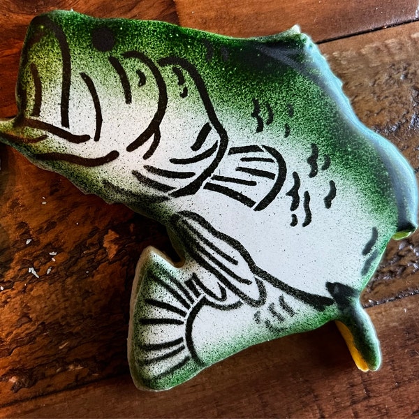 Largemouth Bass Cookie Cutter - SHARP EDGES - FAST Shipping - Choose ...