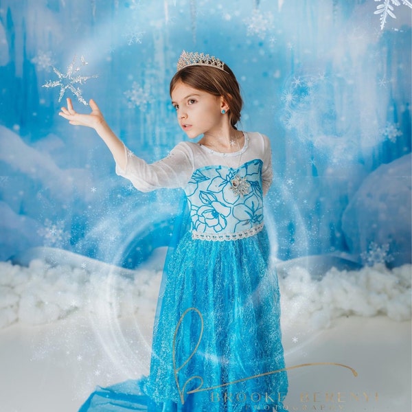 Magical Snow Overlays, Snowflakes Png, Magic Winter Overlay, Snow Png ...