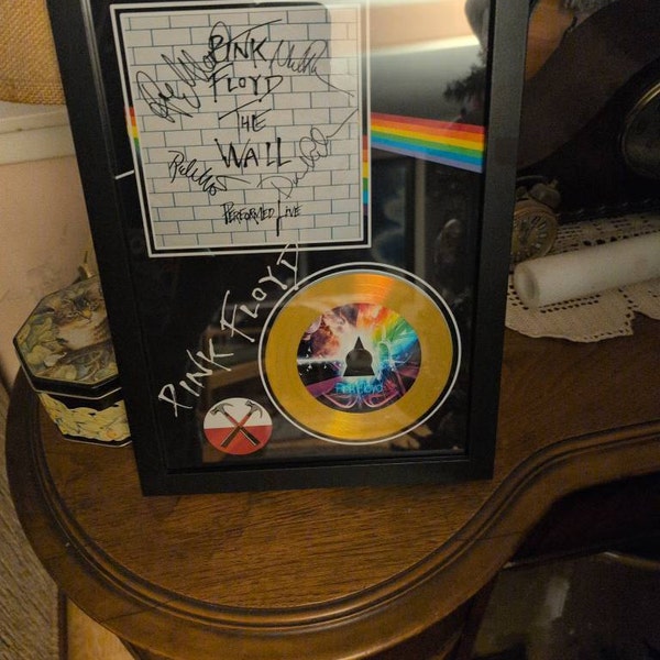 Pink Floyd Signed Framed - Etsy