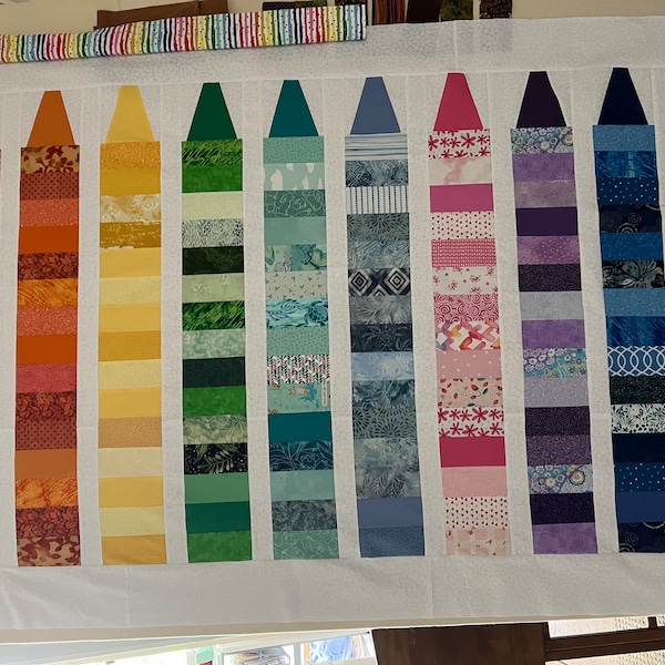 PDF- COLOR ME Quilt Pattern - Etsy