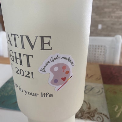 Iced Coffee and Jesus Sticker, Trendy Christian Stickers, Coffee and ...