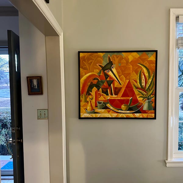 Large Ceramic Wall Panel Fish, Colorful Big Fish, Big Fish Wall Panel ...