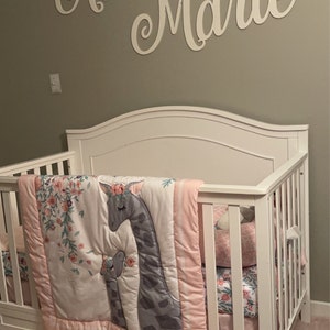 Name Cutouts for Nursery Wooden Letters Gold Name Sign Wall - Etsy