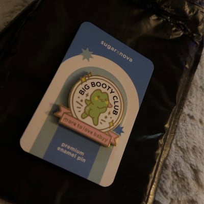Big Booty Club Members Only Enamel Pin // Frog Froggy Cute - Etsy