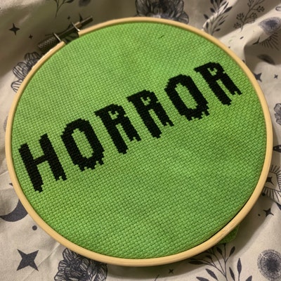 Creepy Colorful Ombre Alphabet Cross Stitch Pattern - Etsy