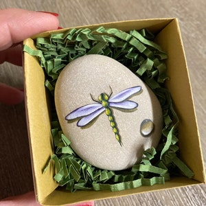 Polar Bear NORTHERN LIGHTS Painted Rock MAGNET - Etsy