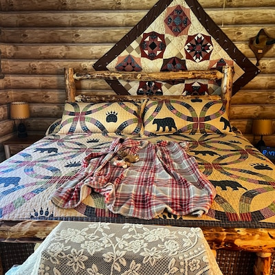 Wilderness Log Bed Kit Gorgeous Design Space Saving and Priced Right We ...