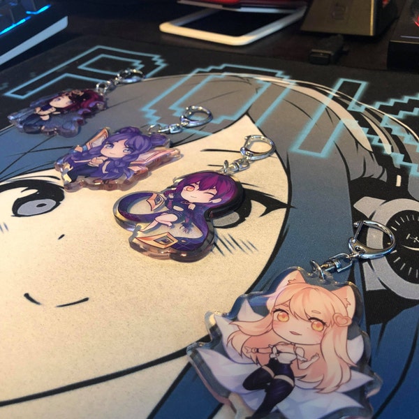 Monogatari Acrylic Charms - Etsy