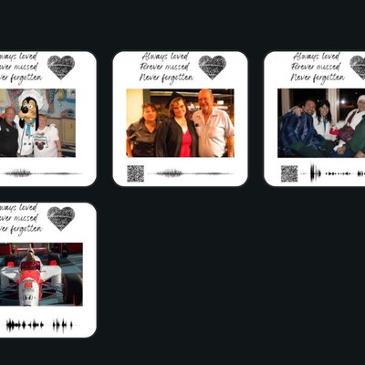 Soundwave Art QR Code, Voice Recording Personalized Gifts, Personalized ...