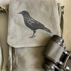 Crow Raven Tech Bag Small Purse Crossbody Shoulder Bag Gift for Crow ...