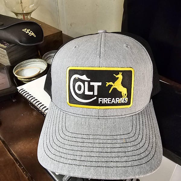 COLT Firearms Embroidered Patch Richardson112 Snapback Hat - Etsy