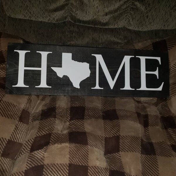 Texas Home Sign. Texas Home Decor. Texas Home Poster. Reclaimed Wood ...