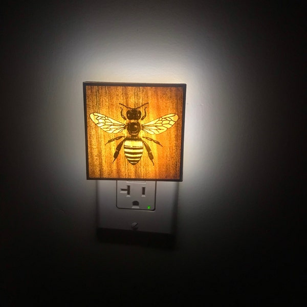 The Bee Night Light Garden, Insect, Bug, Bugs Lantern - Etsy