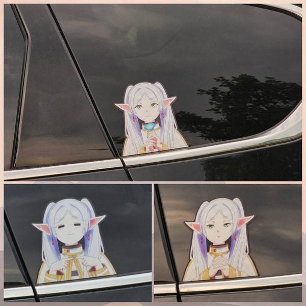 High Quality 3D Motion Anime Sticker Car Decal Laptop Peeker Sticker - Etsy