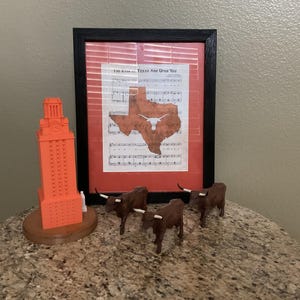 University of Texas Graduation Party Decoration, UT Cake Topper, Texas ...