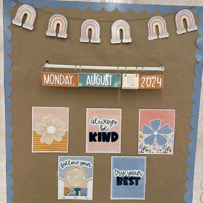 Dreamy Pastels Student Birthday Display Student Birthdays Bulletin ...