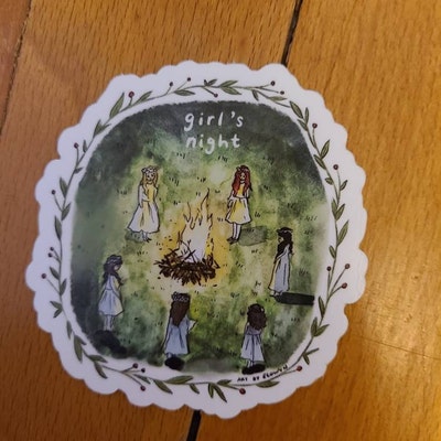Girls Night Sticker Witches Sticker Sticker Waterproof Sticker Stickers ...
