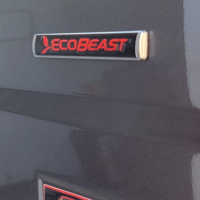 Uncoated Ford Ecobeast, Ecobeauty or Twin Turbo: 2 Emblem Ecoboost ...