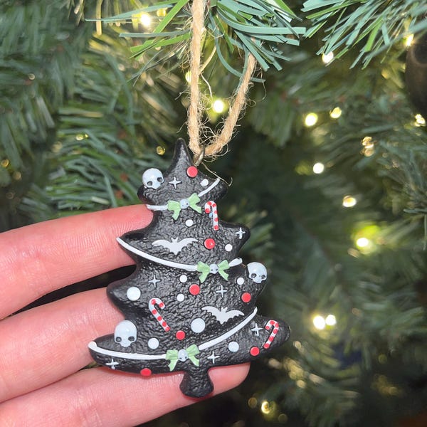 Spooky Christmas Tree Ornaments - Creepmas Tree - Etsy