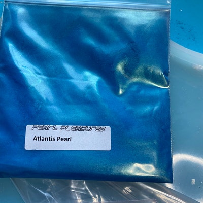 Atlantis Pearl Gold Blue Pigment Fine Epoxy Resin Mica Powder - Etsy