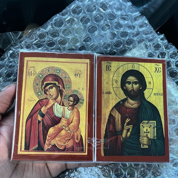 Saint Elizabeth Icon, Handmade Greek Catholic Orthodox Icon of St ...