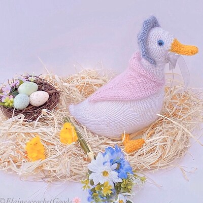 Darling Duck KNITTING PATTERN - Etsy