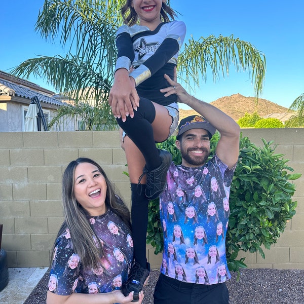 Custom Photo Face Shirt, Personalized Face Shirts, Your Face on T-shirt ...