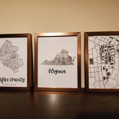 Radford University Campus Map - Etsy