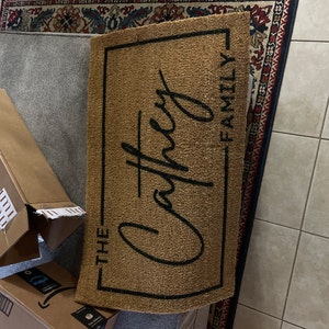 Business Logo Doormat, Personalized Doormat, Custom Welcome Mat ...