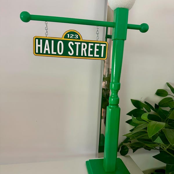 Lamp Post Street Sign Centerpiece 21 Inch | Custom Party Decor | City ...