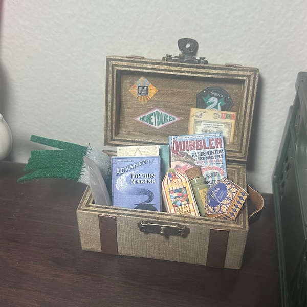 Miniature Magical Trunk for Students of Witchcraft and Wizardry - Etsy