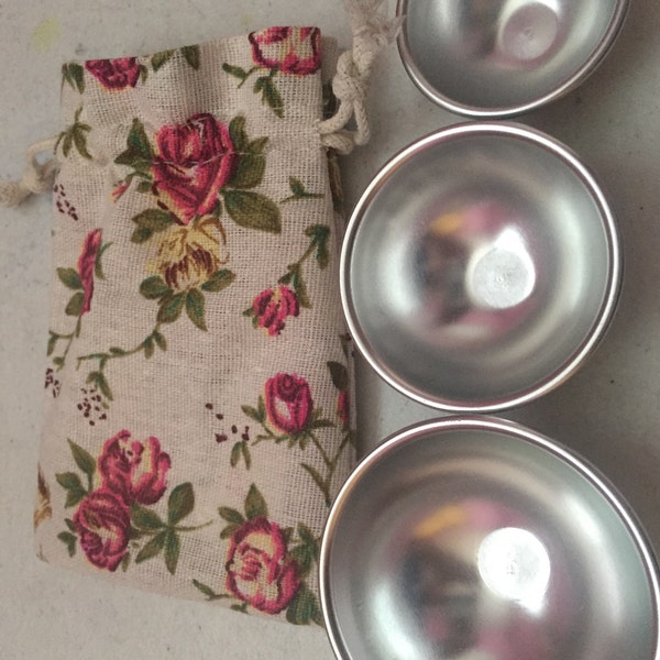 Set of 3 Metal Hemisphere Molds for Paper Flower Making - Etsy