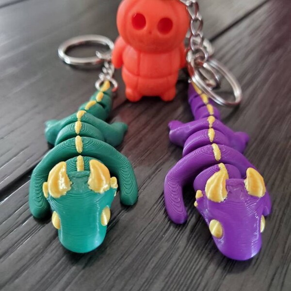 Black Spider Keychain 3D Printed Keychain Spider Accessory Bag Charm ...