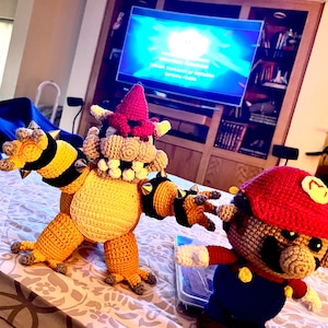 Bowser Crochet Pattern Amigurumi PDF ENGLISH Instructions - Etsy UK