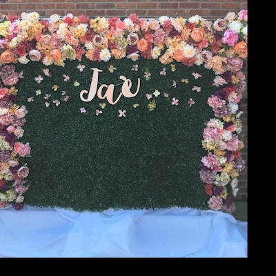 Custom Banner, Script Letters, 11 Extra Large Letters Cardstock Premium ...