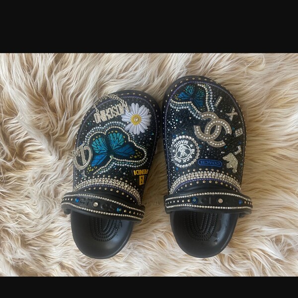 Adult Custom Croc (full Bling) - Etsy