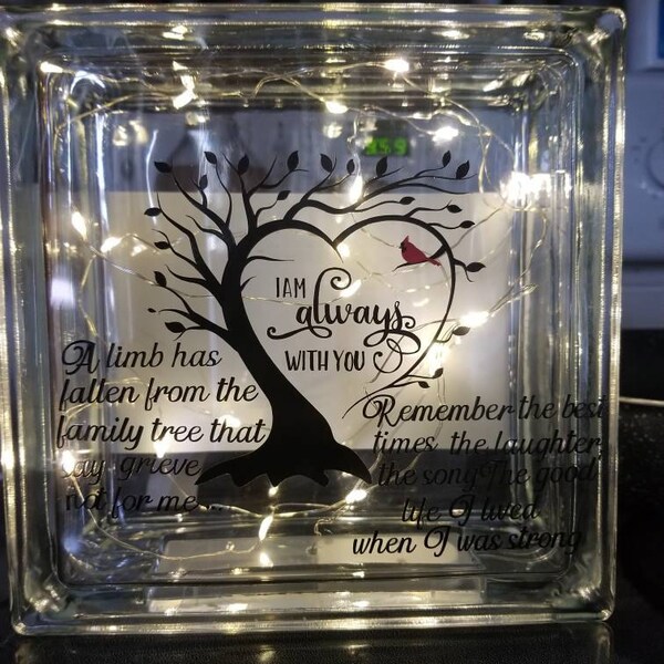 Cardinal Memorial Tree SVG, PNG, I Am Always With You, Heart Tree ...