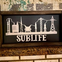 SVG: Sublife Electrical Substation Cricut Cuttable Studio3 Silhouette A ...
