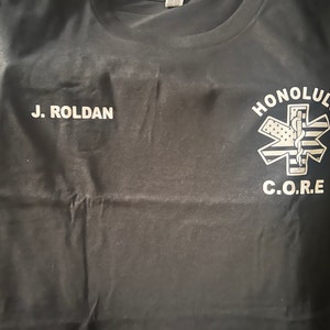 Personalized EMS EMT stars and Stripes With Custom Name or Dept - Etsy