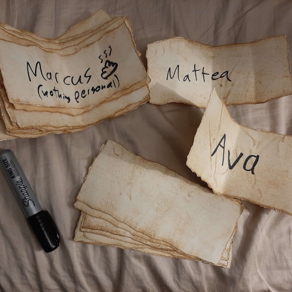 Survivor Voting Parchment - Etsy